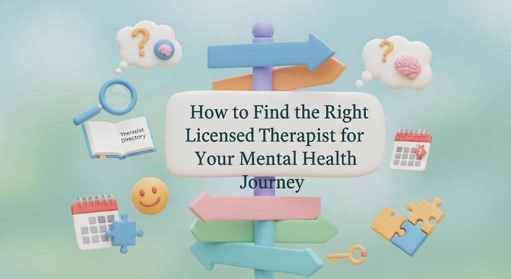 How to Find the Right Licensed Therapist for Your Mental Health Journey ...